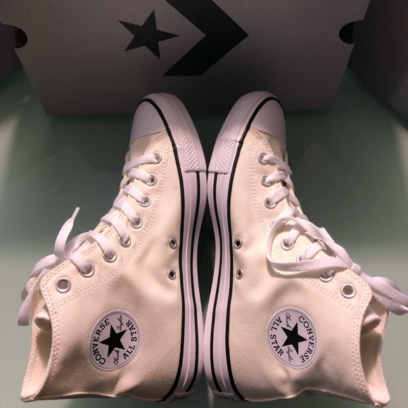 Converse | Shoes | Limited Edition Converse Chuck Taylor Cream Black ...